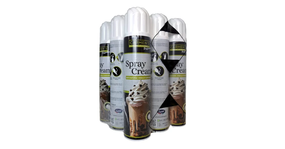 Carmen's _ Premium Aerosol Spray Whipped instant UHT Cream _ 9 X 500gr ...